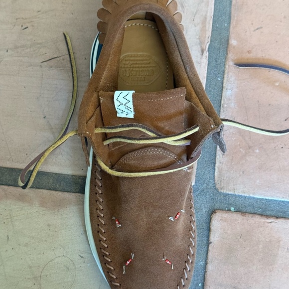 Visvim | Shoes | Visvim Brown And White Sneakers With Moccasin ...